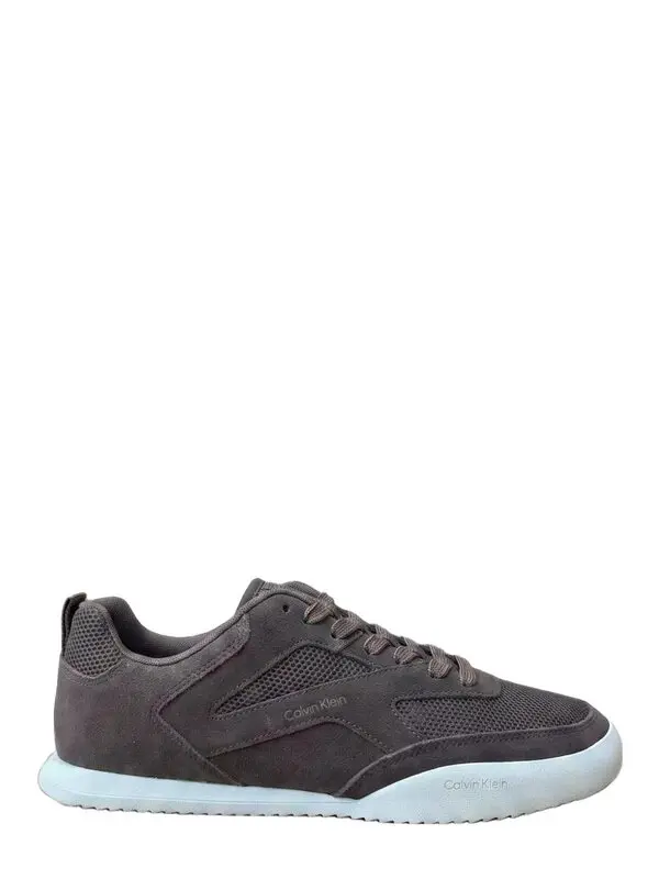 Calvin Klein Kayla Mesh-panelled Logo-print Sneakers - Brown
