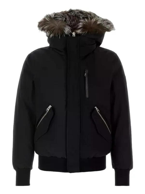 Mackage Dixon-xz Fur-trimmed Hooded Jacket - Black