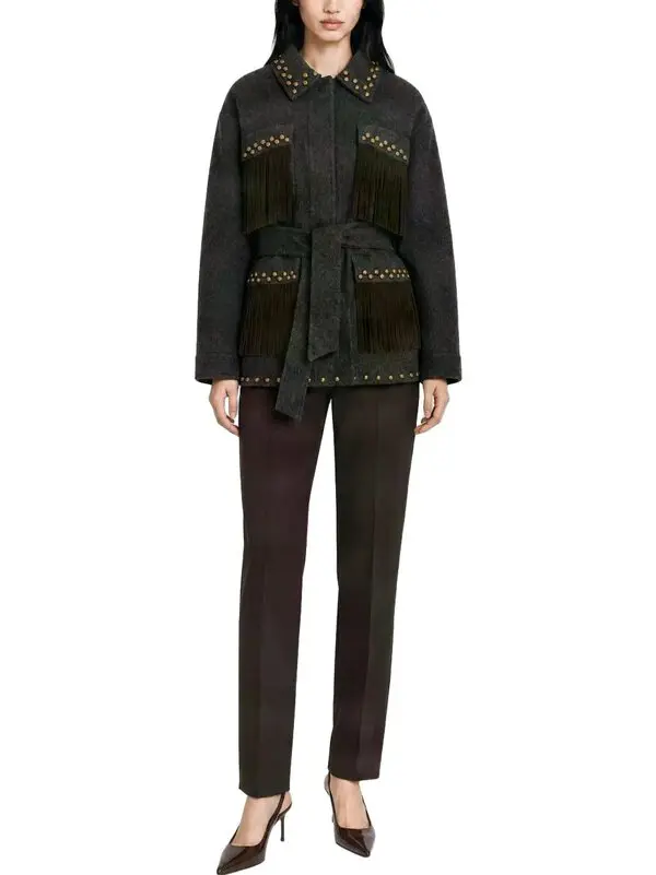 P.a.r.o.s.h Pressed-crease Tailored Trousers - Brown