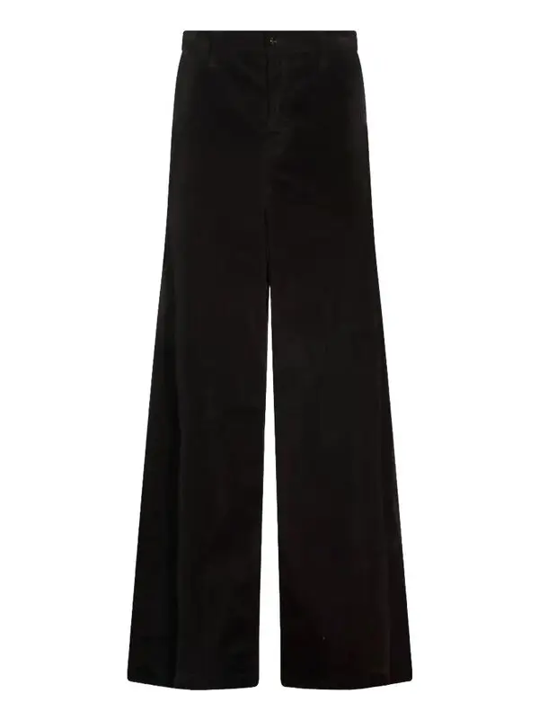 LOIS Corduroy Wide-leg Trousers - Brown