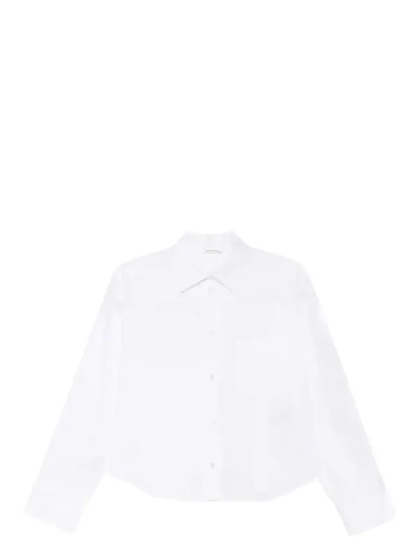 BY MALENE BIRGER Audrey Cropped Shirt - White