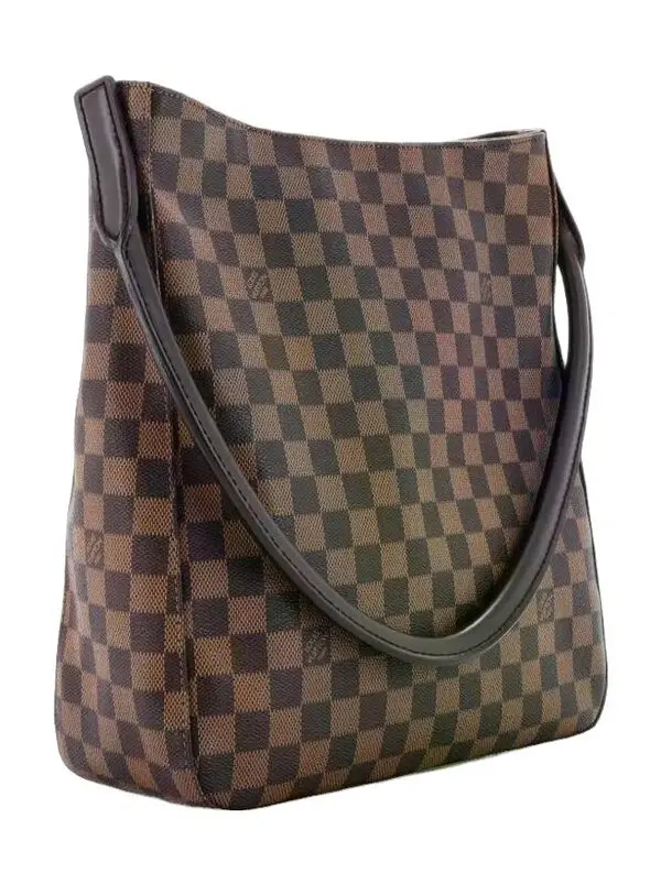 LOUIS VUITTON Looping Handbag Damier Gm Shoulder Bag - Brown