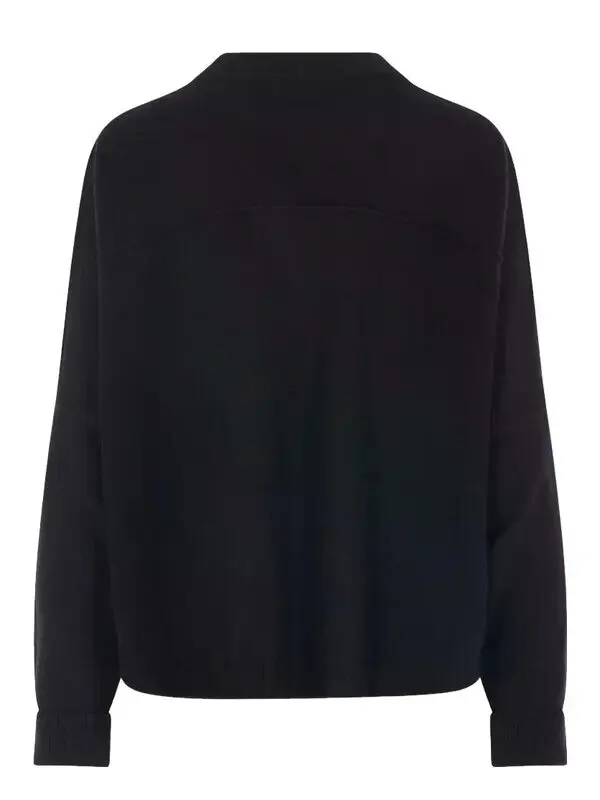 Dusan Oversized Crew-neck Sweatshirt - Black