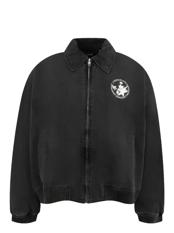 NAHMIAS Youth Enrichment Graphic-print Jacket - Black