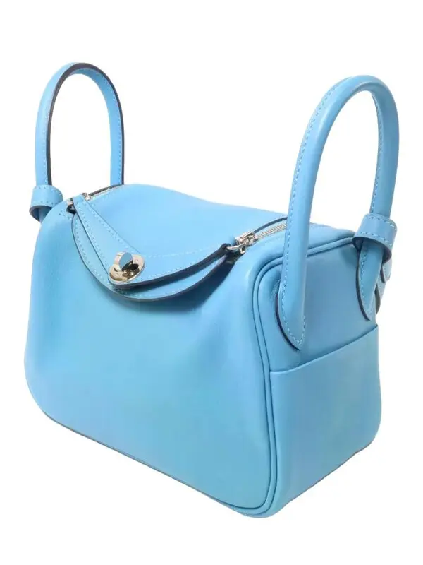 Hermès 2020 Mini Lindy Shoulder Bag - Blue