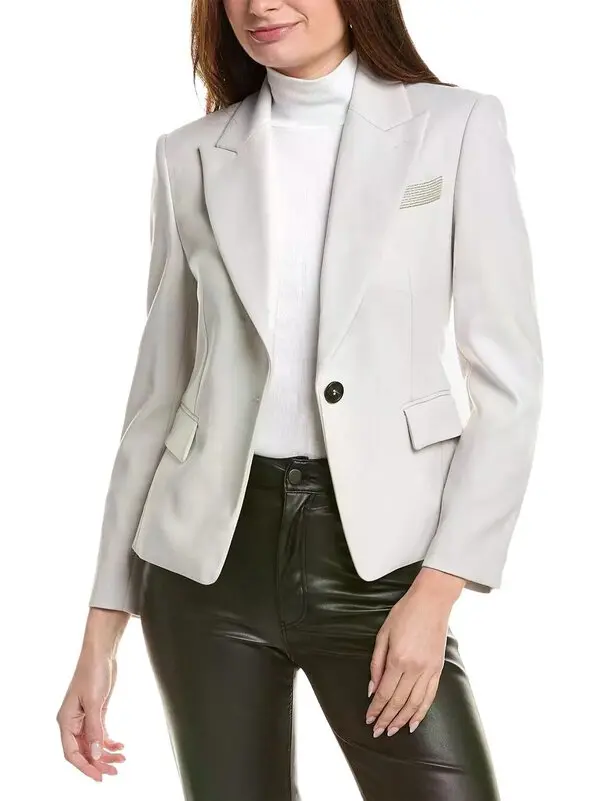 Brunello Cucinelli Single-breasted Tailored Blazer - Neutrals