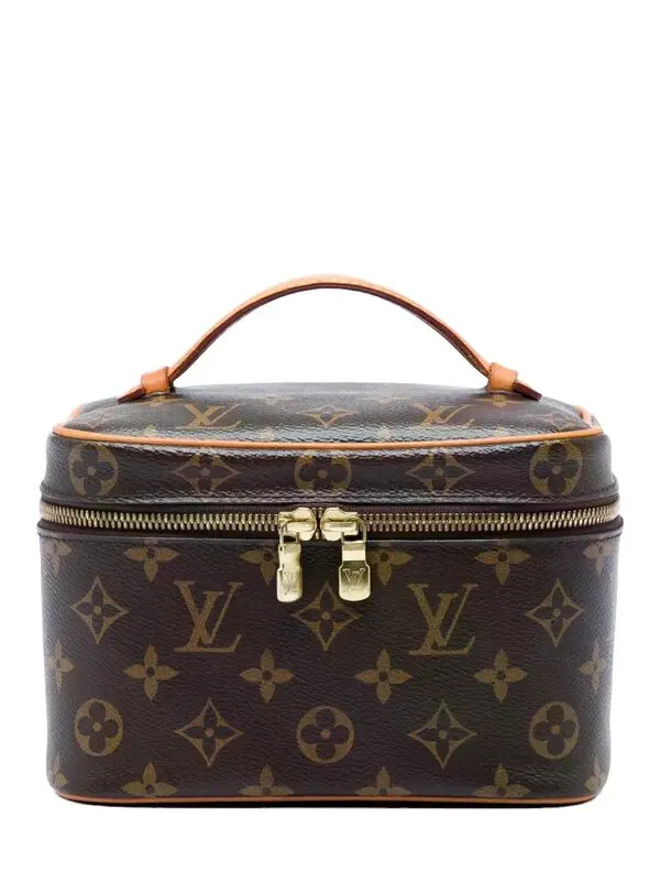 LOUIS VUITTON 2019 Monogram Nice Mini Case Vanity Bag - Brown