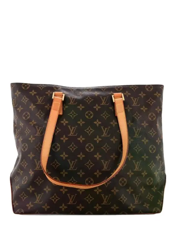 LOUIS VUITTON Cabas Mezzo Monogram Canvas Tote Bag - Brown