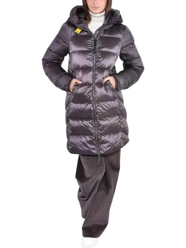 PARAJUMPERS Marion Quilted Hooded Coat - Purple