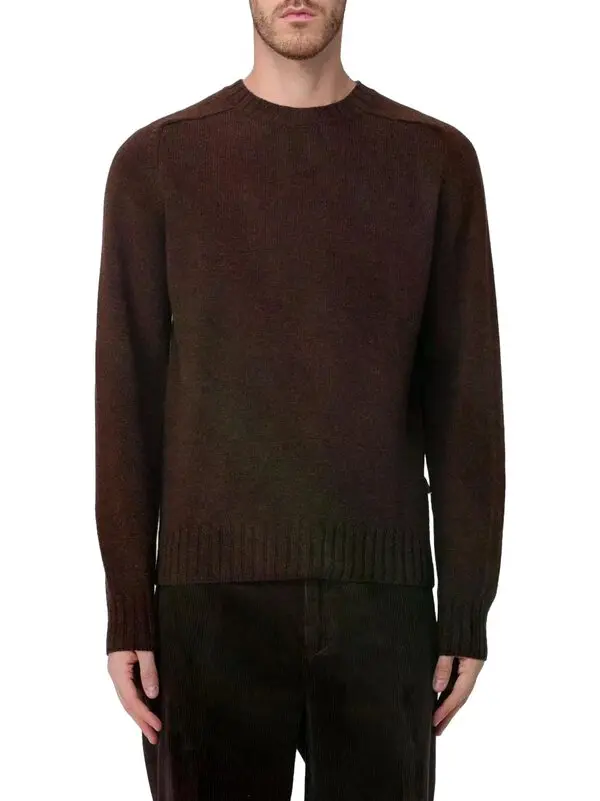 SEBAGO Crew-neck Wool Sweater - Brown