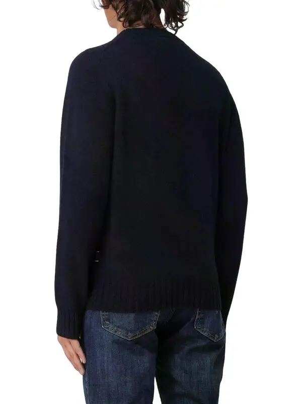SEBAGO Crew-neck Wool Sweater - Blue
