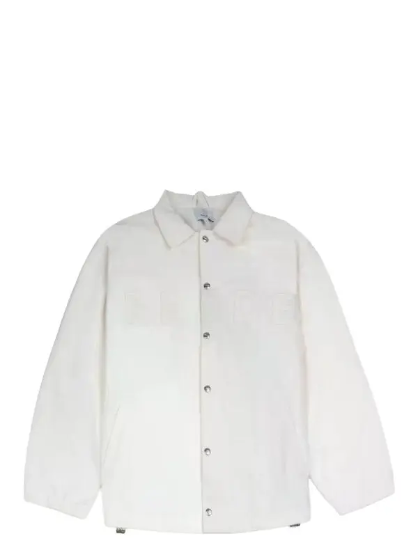 Rhude Logo-appliqué Shirt Jacket - Neutrals