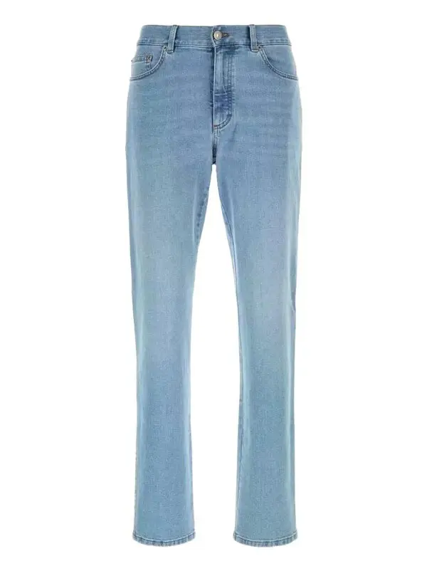 Zegna Five-pockets Straight-leg Jeans - Blue