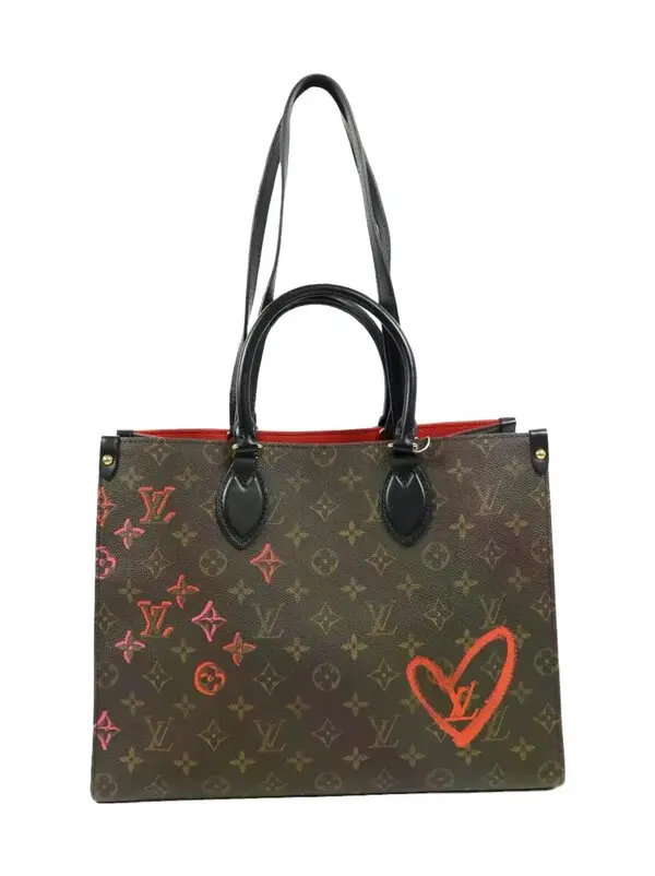 LOUIS VUITTON Mm Onthego Fall In Love Two-way Tote Bag - Brown