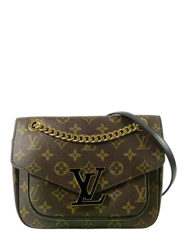 LOUIS VUITTON Passy Monogram Shoulder Bag - Brown
