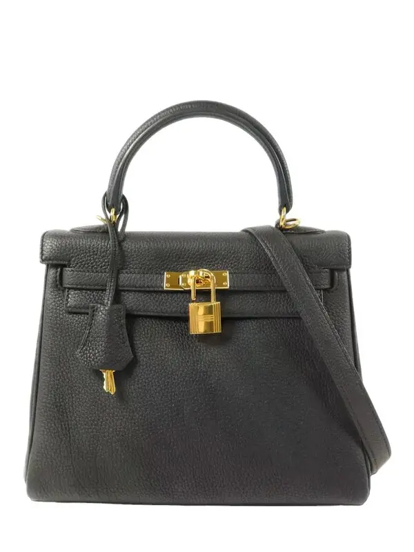 Hermès Kelly 25 Togo Tote Bag - Black