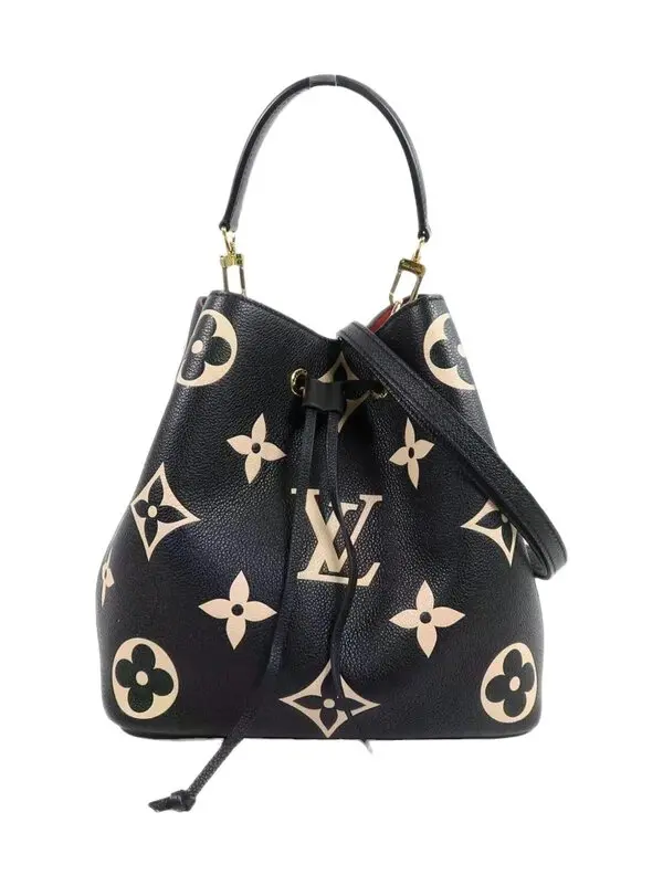 LOUIS VUITTON Neo Noe Mm Monogram Empreinte Shoulder Bag - Black