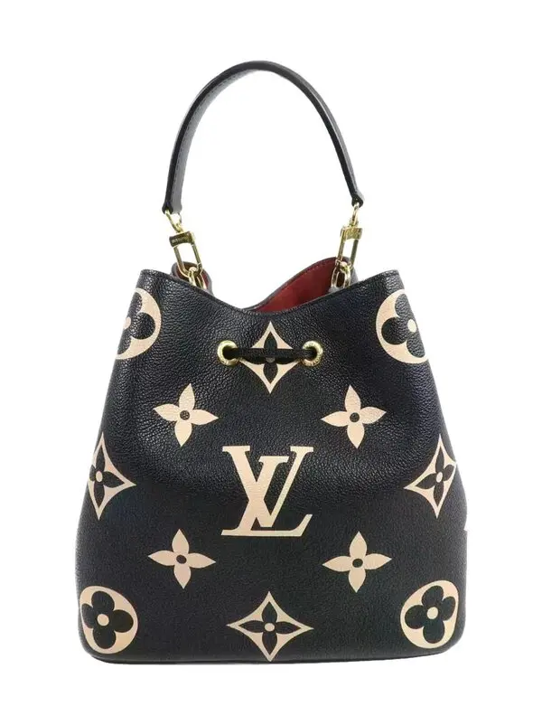 LOUIS VUITTON Neo Noe Mm Monogram Empreinte Shoulder Bag - Black