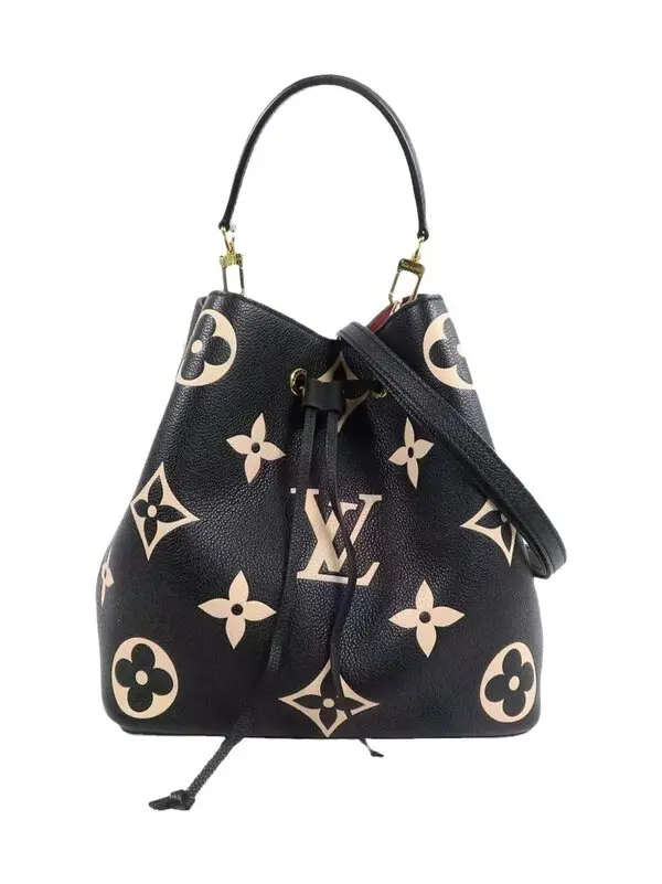 LOUIS VUITTON Neo Noe Mm Monogram Empreinte Shoulder Bag - Black