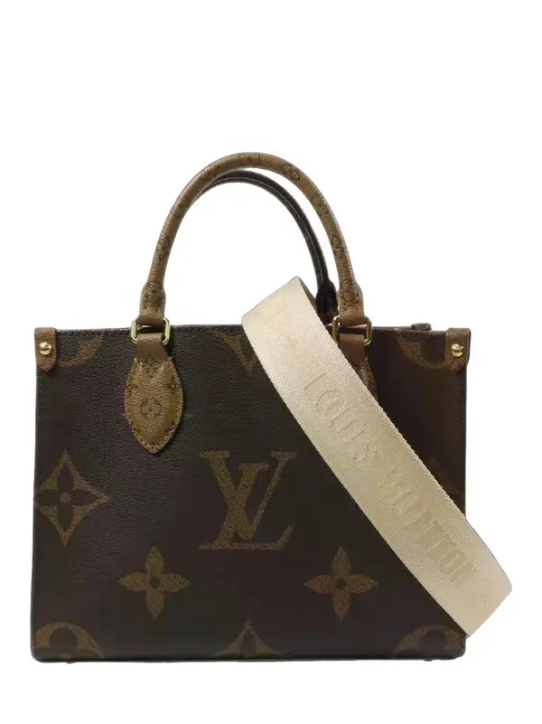 LOUIS VUITTON Pm Onthego Monogram Tote Bag - Brown
