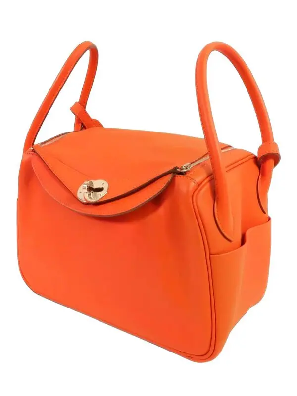 Hermès Lindy Leather Shoulder Bag - Red