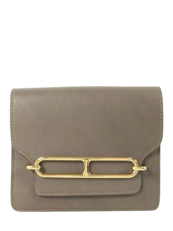 Hermès Roulis Slim Evercolor Wallet - Grey