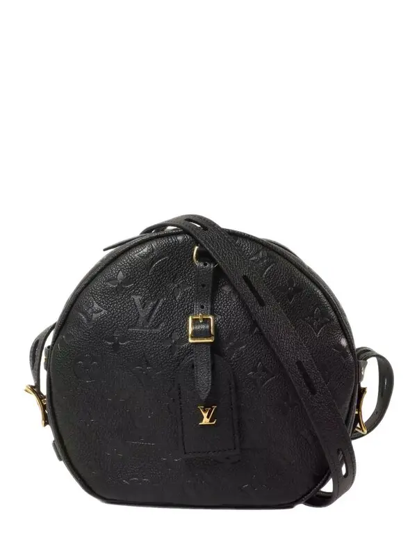 LOUIS VUITTON Mm Boite Chapeau Souple Monogram Empreinte Handbag - Black