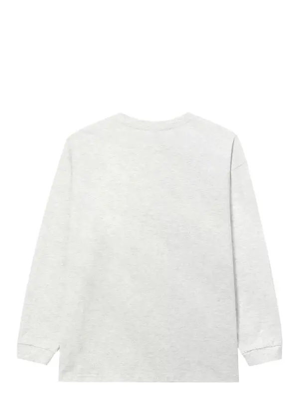 CHOCOOLATE Logo-embroidered Long-sleeve T-shirt - Grey