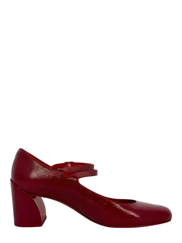 CHRISTIAN LOUBOUTIN Miss Jane Patent Leather Pumps - Red