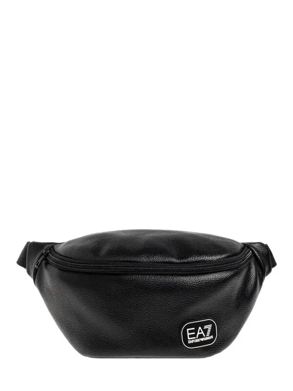 EA7 Logo-print Logo - Black