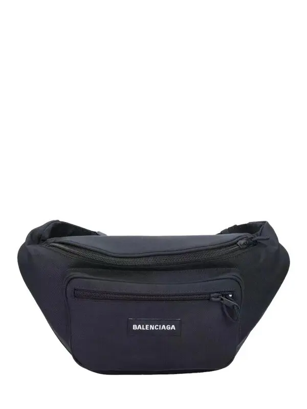 Balenciaga Explorer Logo-patch Belt Bag - Black