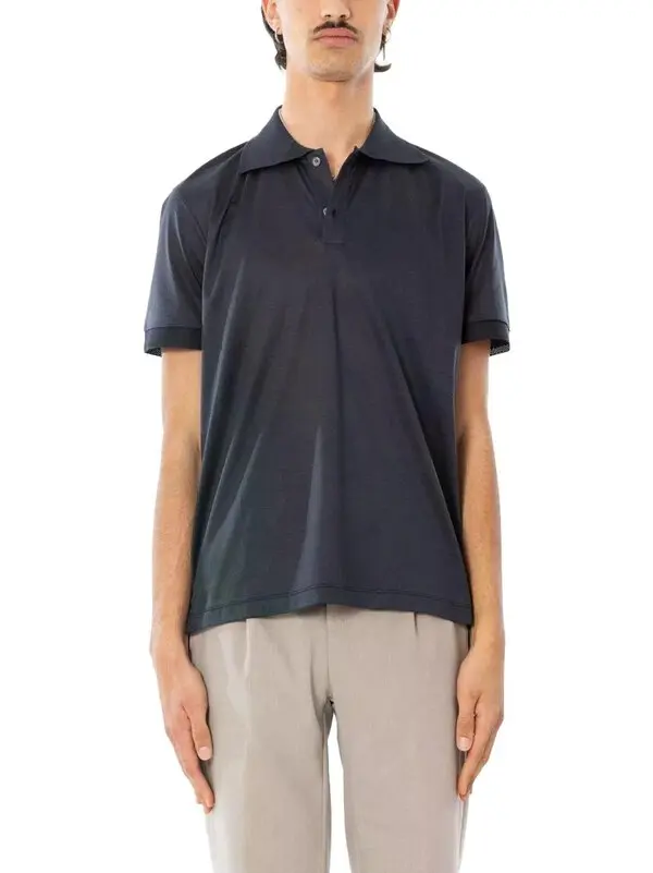 DANIELE FIESOLI Short-sleeve Polo Shirt - Grey