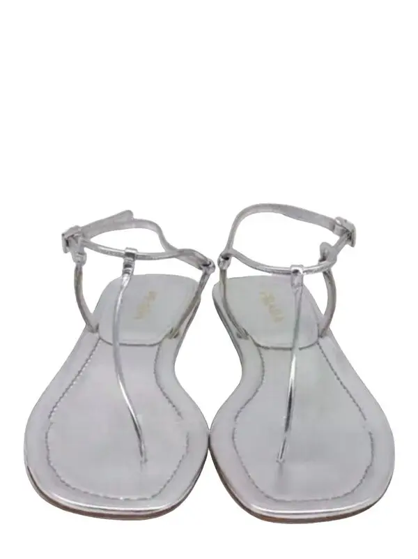 Prada T-strap Sandals - Silver