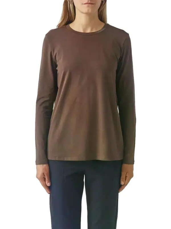 Max Mara Cris Long-sleeve T-shirt - Brown
