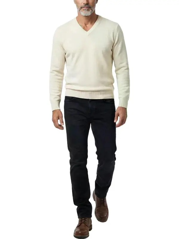 Brunello Cucinelli V-neck Cashmere Sweater - Neutrals