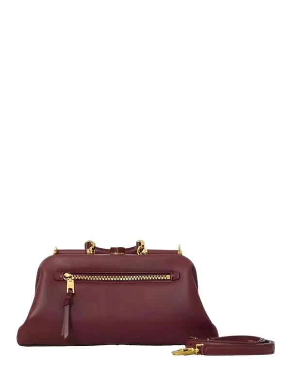 Dolce & Gabbana Logo-print Leather Shoulder Bag - Red