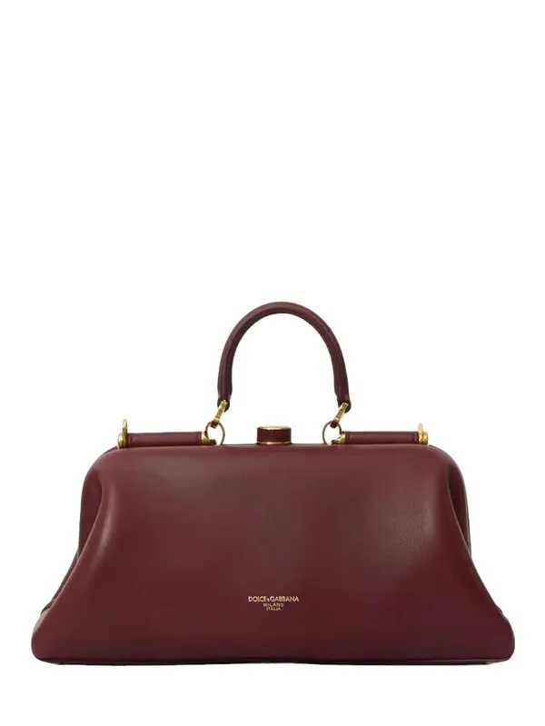 Dolce & Gabbana Logo-print Leather Shoulder Bag - Red