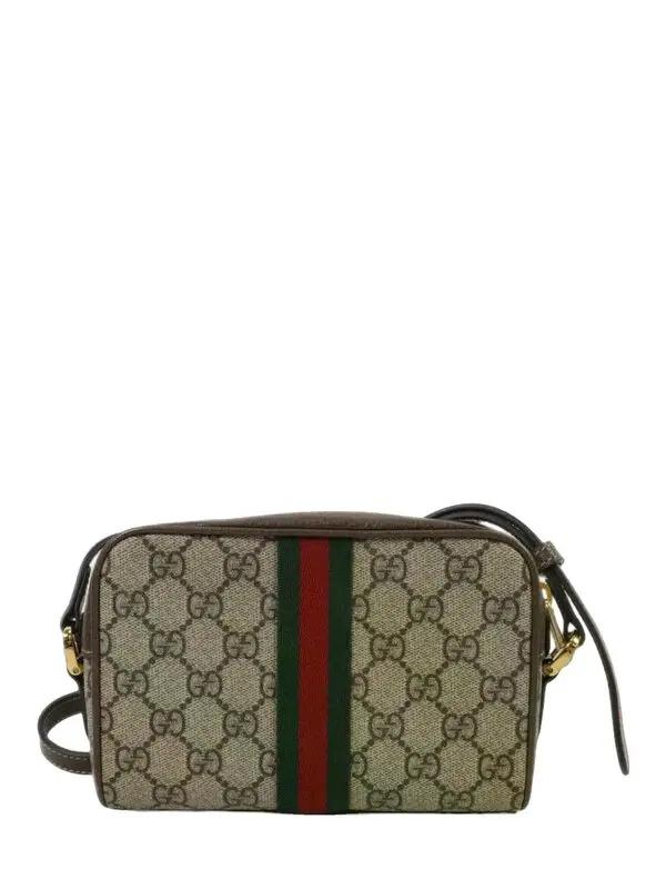 Gucci Mini Ophidia Gg Supreme Crossbody Bag - Neutrals