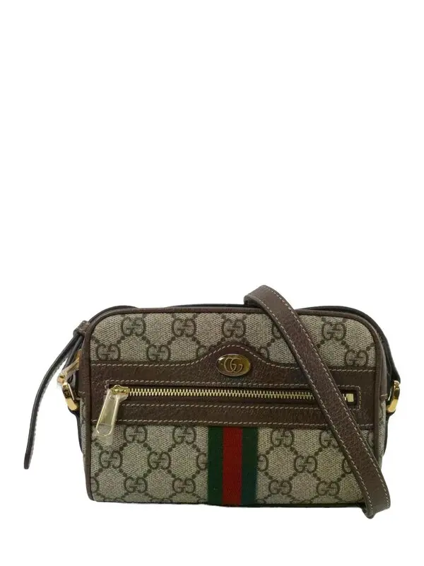 Gucci Mini Ophidia Gg Supreme Crossbody Bag - Neutrals