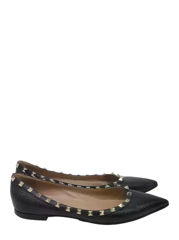 Red Valentino Rockstud Ballet Flats - Black