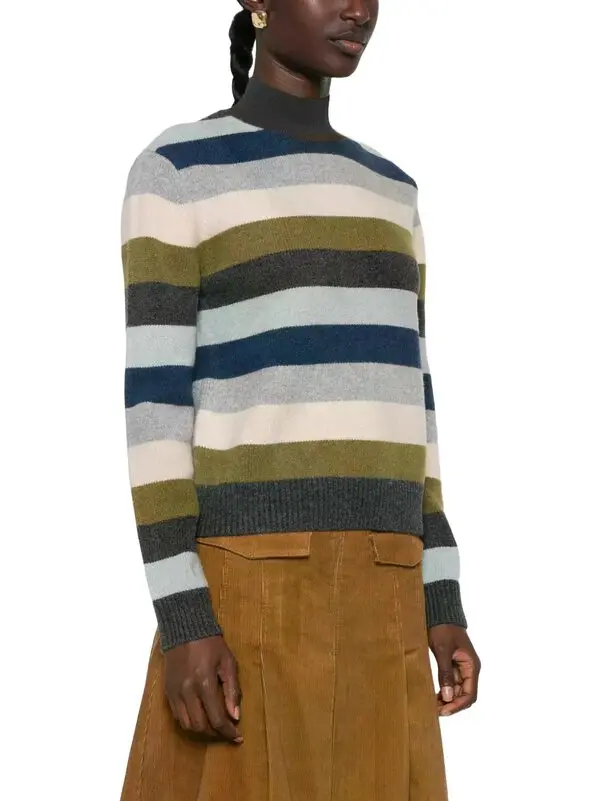 Tory Burch Striped Sweater - Neutrals