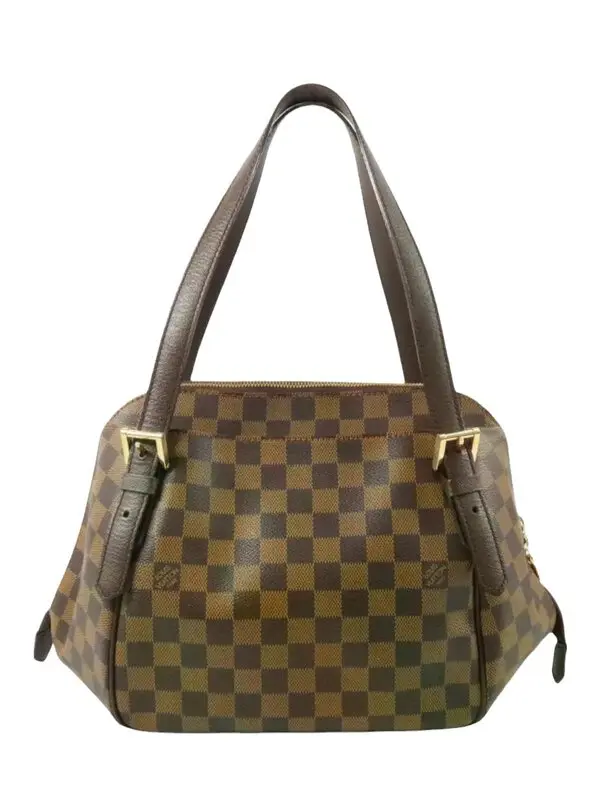 LOUIS VUITTON Pm Belem Damier Ebene Tote Bag - Brown