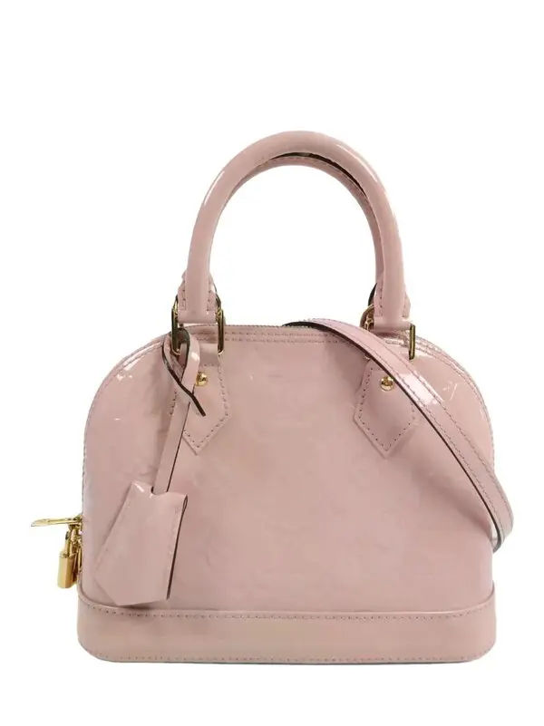 LOUIS VUITTON Monogram Vernis Alma Bb Shoulder Bag - Pink