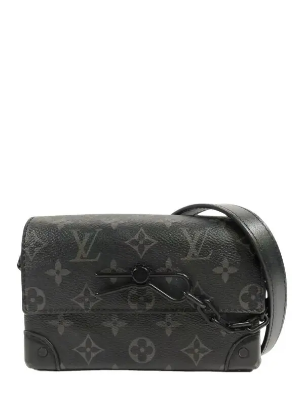 LOUIS VUITTON Steamer Monogram Eclipse Shoulder Bag - Black