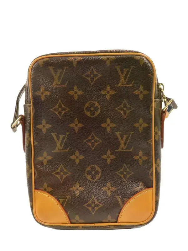 LOUIS VUITTON Danube Monogram Shoulder Bag - Brown