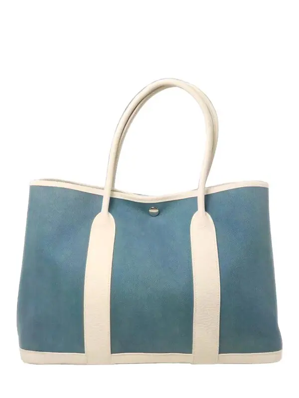 Hermès 2015 Pm Garden Party Tote Bag - Blue
