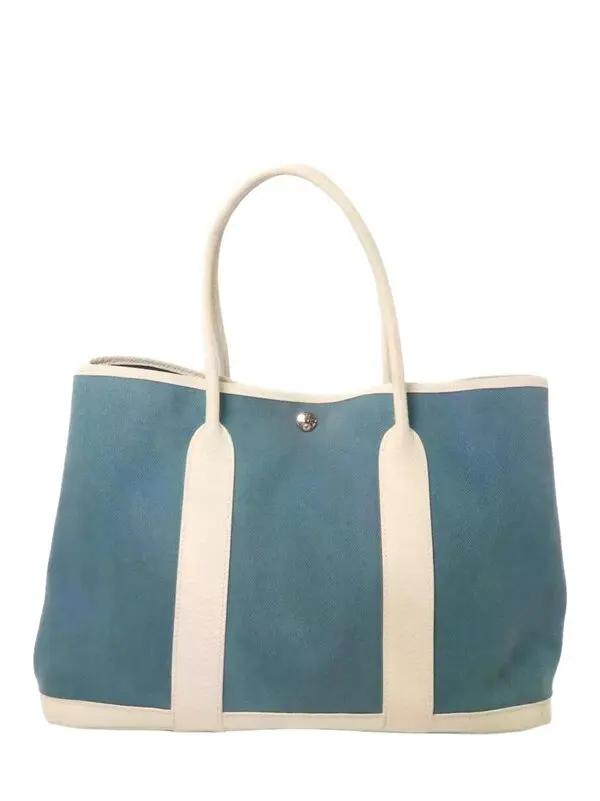 Hermès 2015 Pm Garden Party Tote Bag - Blue