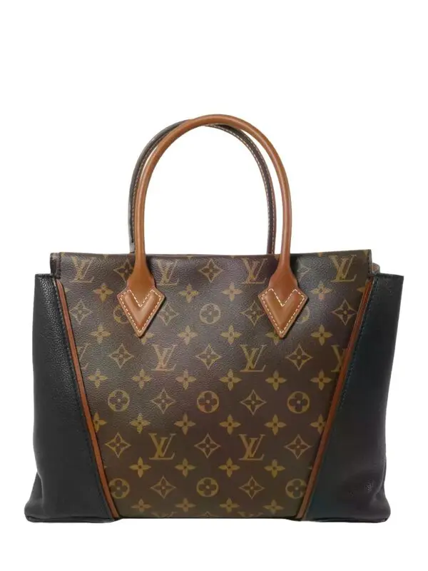 LOUIS VUITTON Pm Monogram W Tote Bag - Brown
