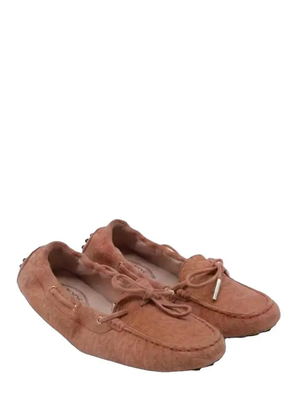 TOD'S Happy Moments Suede Loafers - Pink