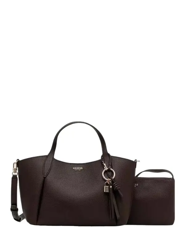 Guess Melody Logo-plaque Tote Bag - Brown
